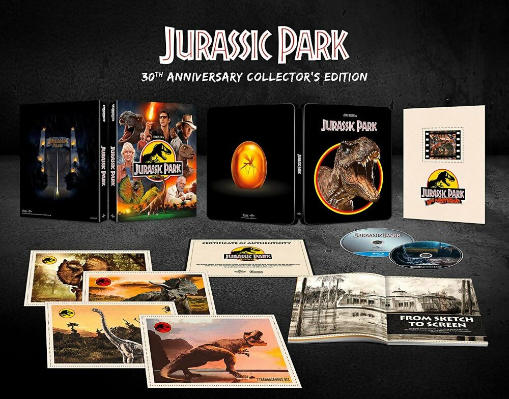 Jurassic Park getting a special 30th anniversary 4K Ultra HD Blu-ray ...